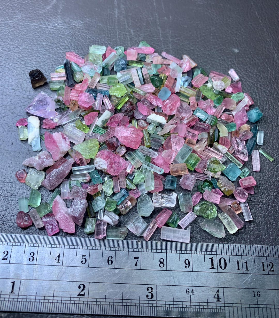 Multi Color Tourmaline Rough 62 Grams Lot, Pink Tourmaline Crystals ...
