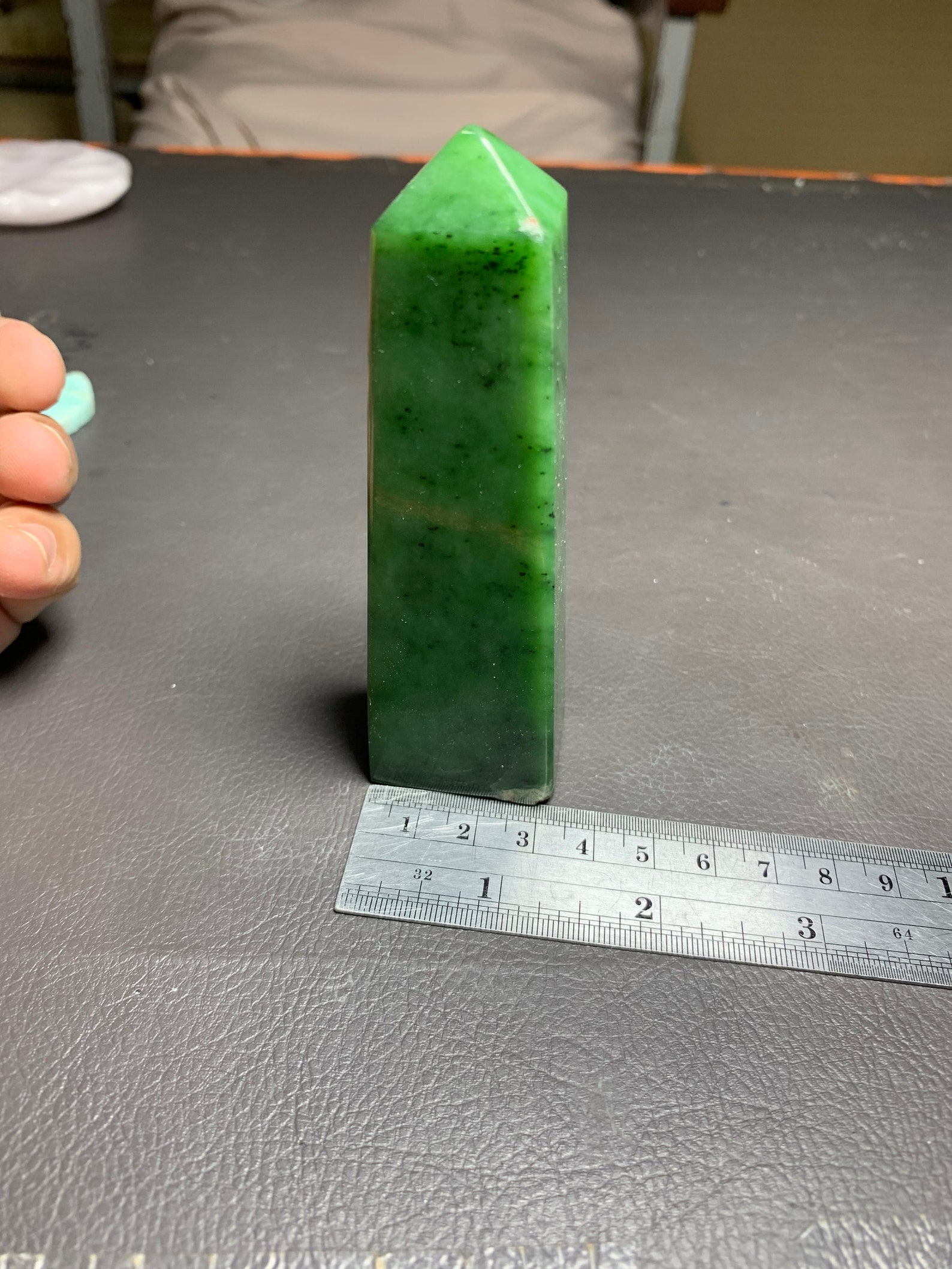 Jade Polished Tower,nephrite Jade Polished Tower,anniversary Gift ...