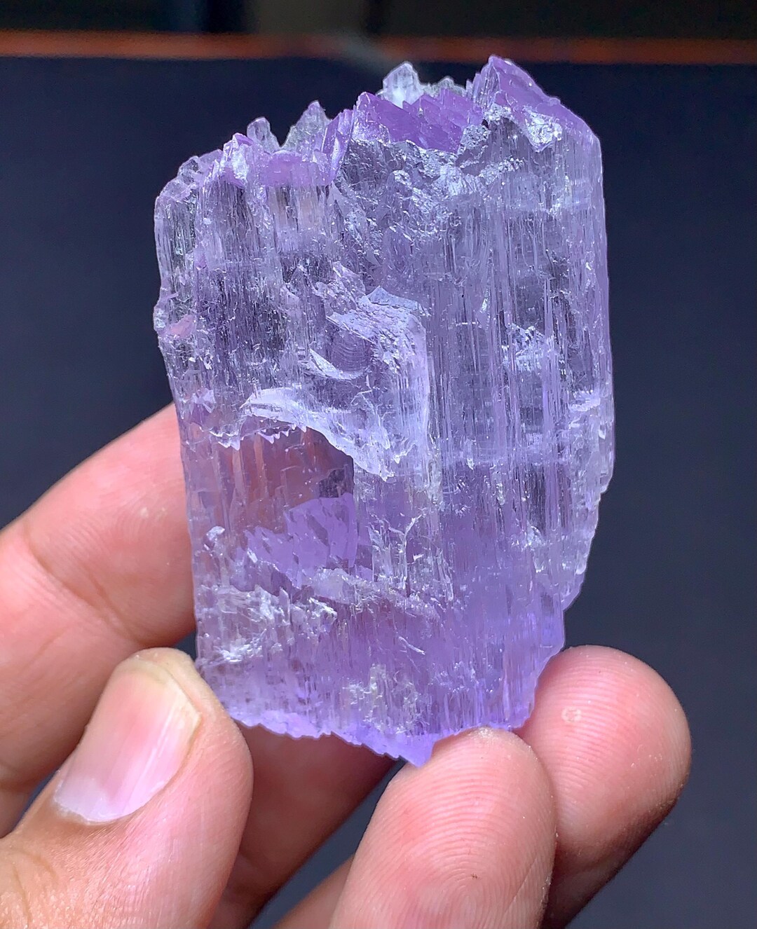 Pink Kunzite Etched Double Terminated Crystal, Rare Finds, Floater ...