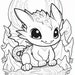 Baby Dragon Fantasy Coloring Bundle Page Book Adults Kids - Etsy