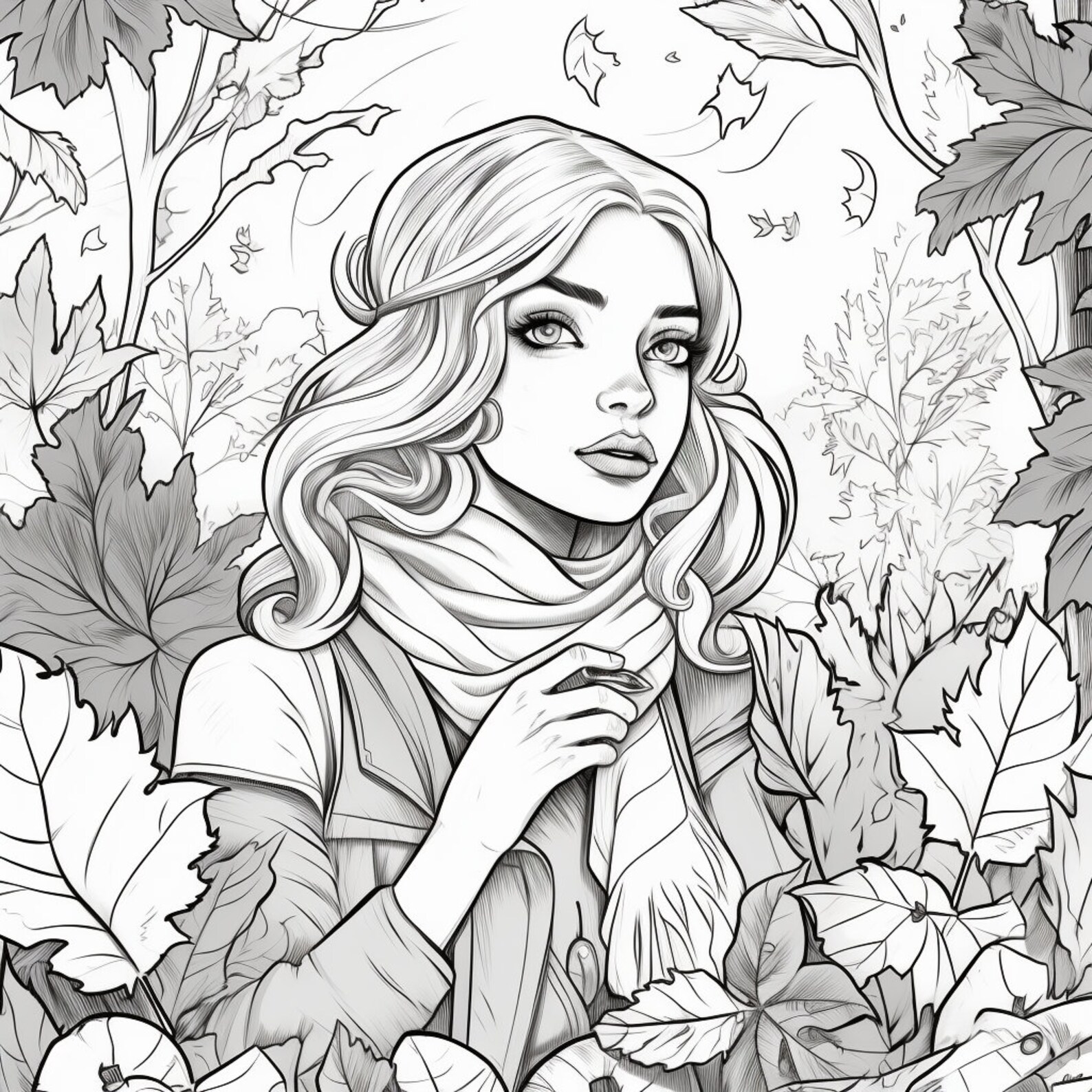 35 Autumn Coloring Pages | Printable Coloring Book | Coloring Pages for ...