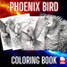 Phoenix - Printable Adult Coloring Page, Phoenix Bird Coloring Pages ...