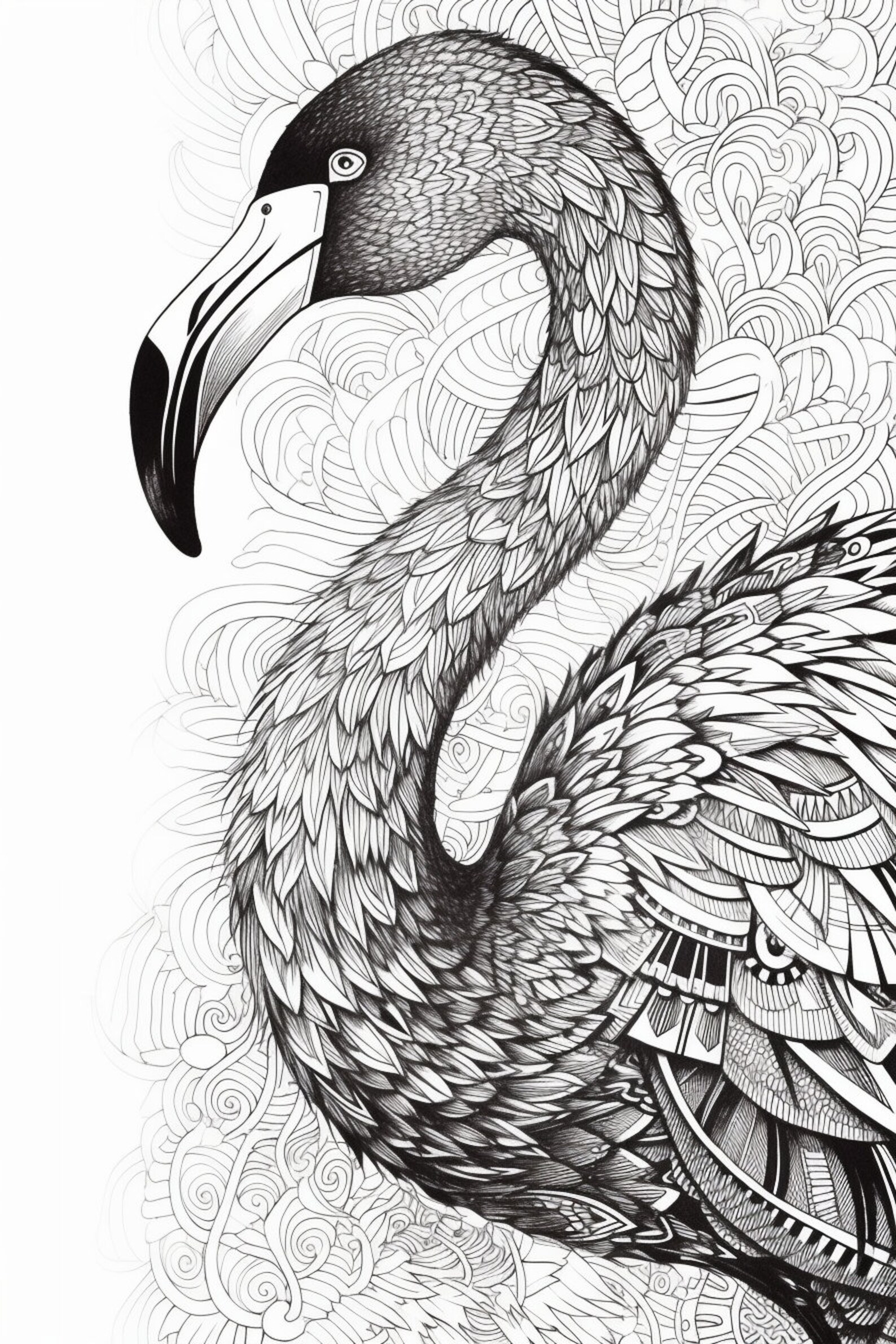 Bird Coloring Pages: Beautiful Birds Adult Coloring Book | 20 Digital ...