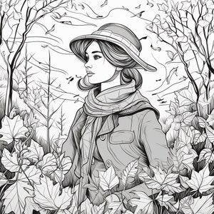 35 Autumn Coloring Pages | Printable Coloring Book | Coloring Pages for ...