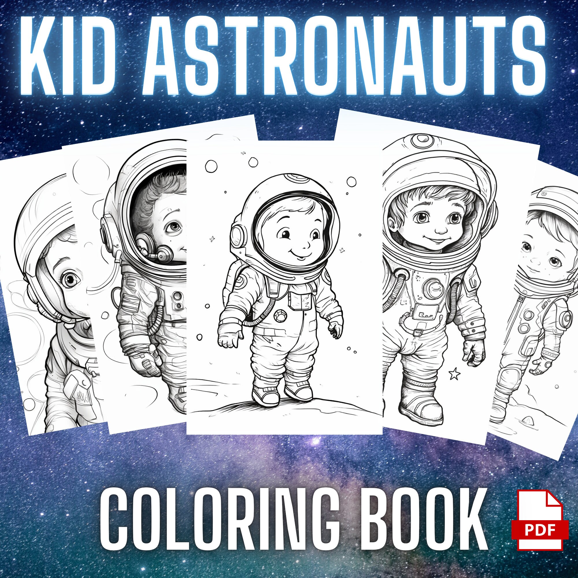 Kid Astronaut, Outer Space, Planets Coloring Sheets for Kids ...