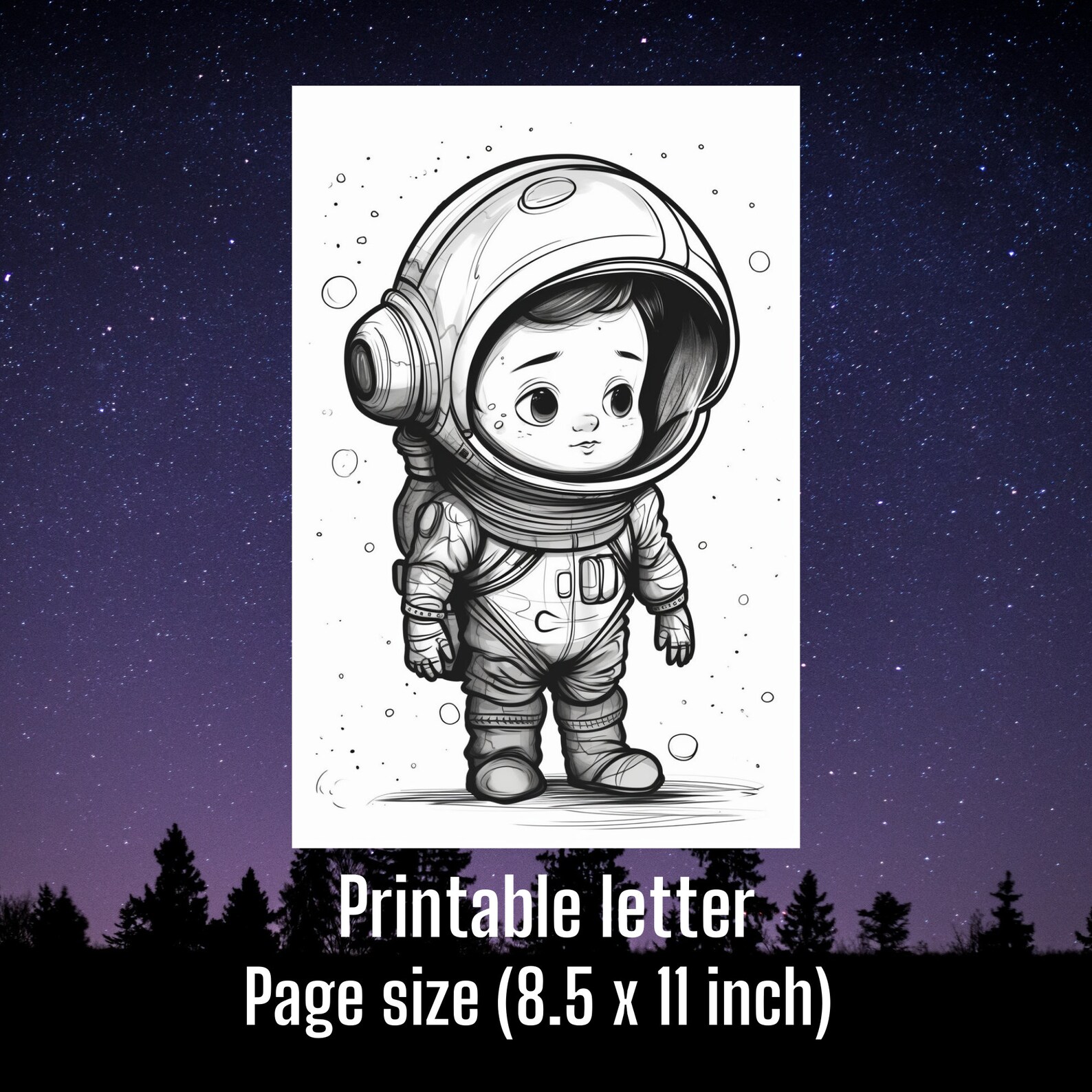 Kid Astronaut, Outer Space, Planets Coloring Sheets for Kids ...