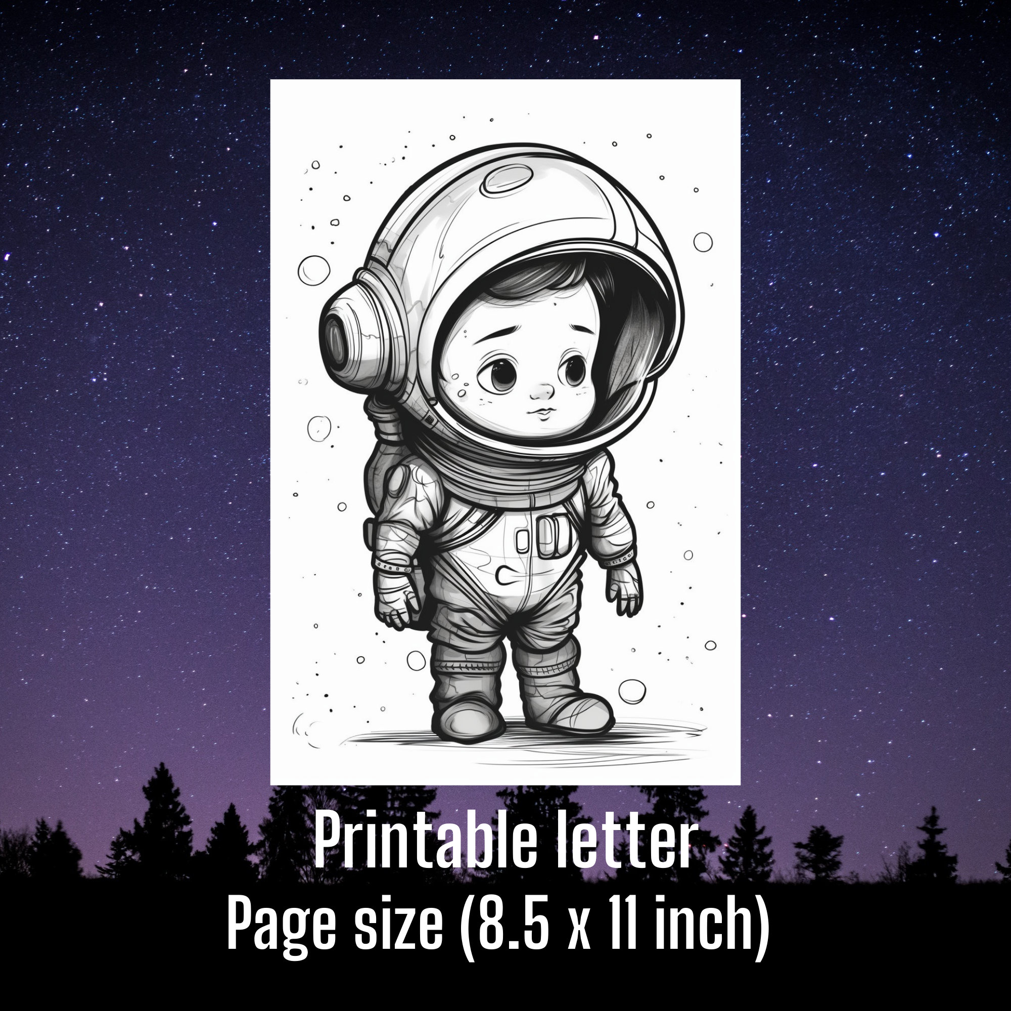 Kid Astronaut, Outer Space, Planets Coloring Sheets for Kids ...