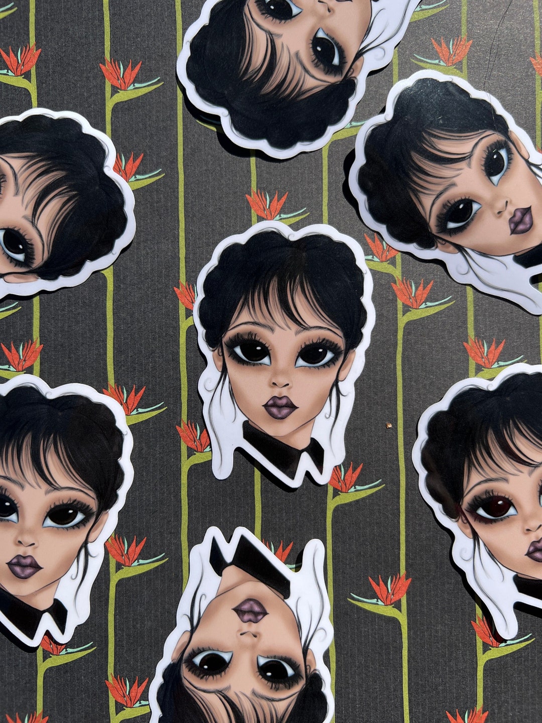 Wednesday Addams Vinyl Sticker Dancing Queen, Planner, Bullet Journal ...