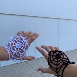 Spider Web Gloves - Etsy