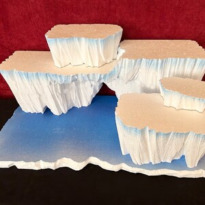 Icebergs / Islands Display Platform Set (houses/accessories NOT ...