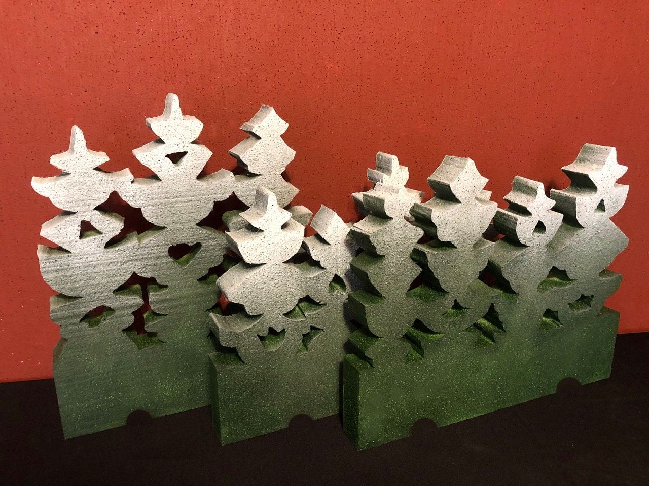 Single-layer Forest Trees Backdrop Set for Dept 56 and Lemax - Etsy