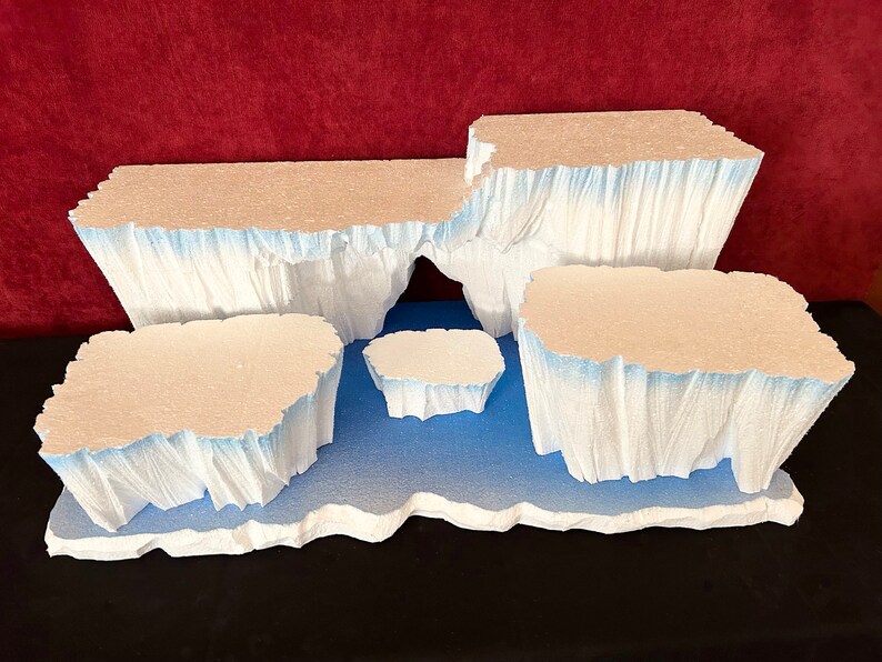 Icebergs / Islands Display Platform Set (houses/accessories NOT ...