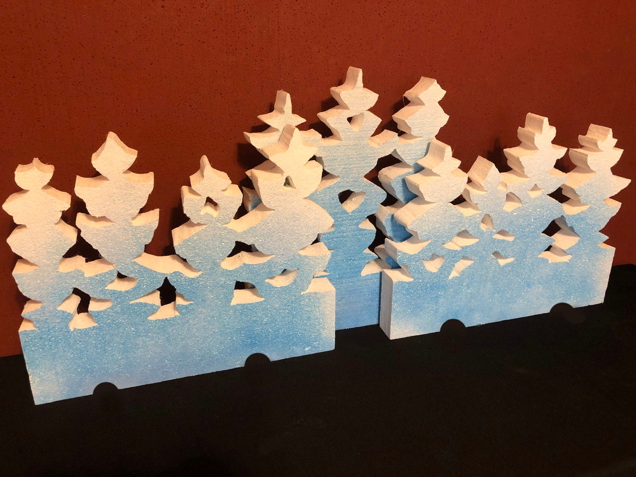 Single-layer Forest Trees Backdrop Set for Dept 56 and Lemax - Etsy