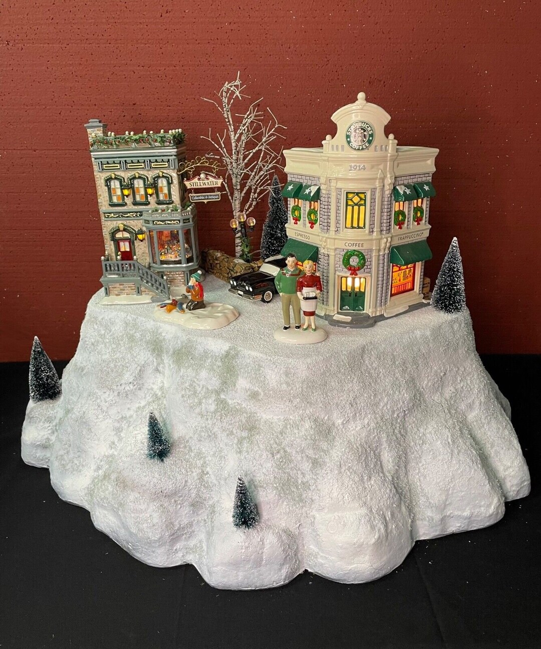 Snowy Hill Vignette Display Platform for Dept 56 or Lemax Available in ...