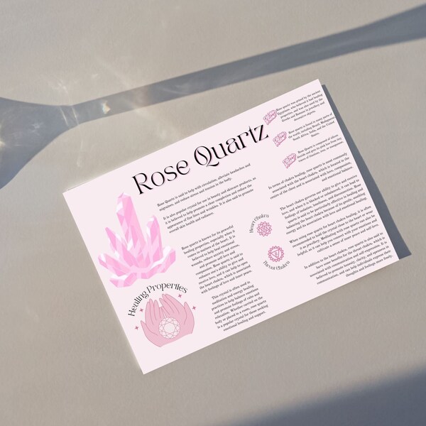 Printable Crystal Cards - Etsy