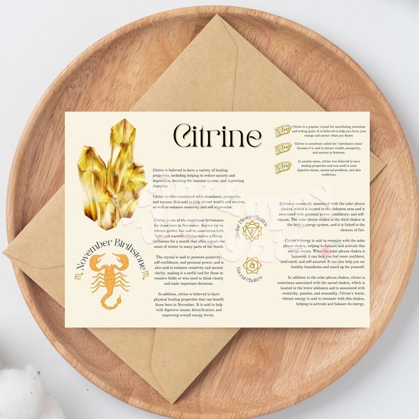Citrine - Etsy