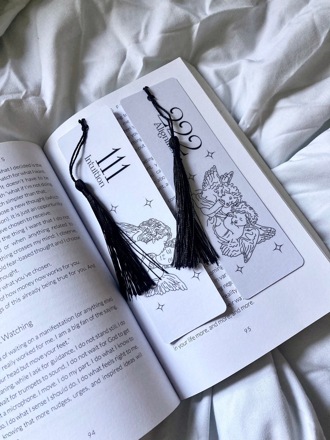 Angel Number Bookmarks Angel Number Print 222 Print Bookmark With ...