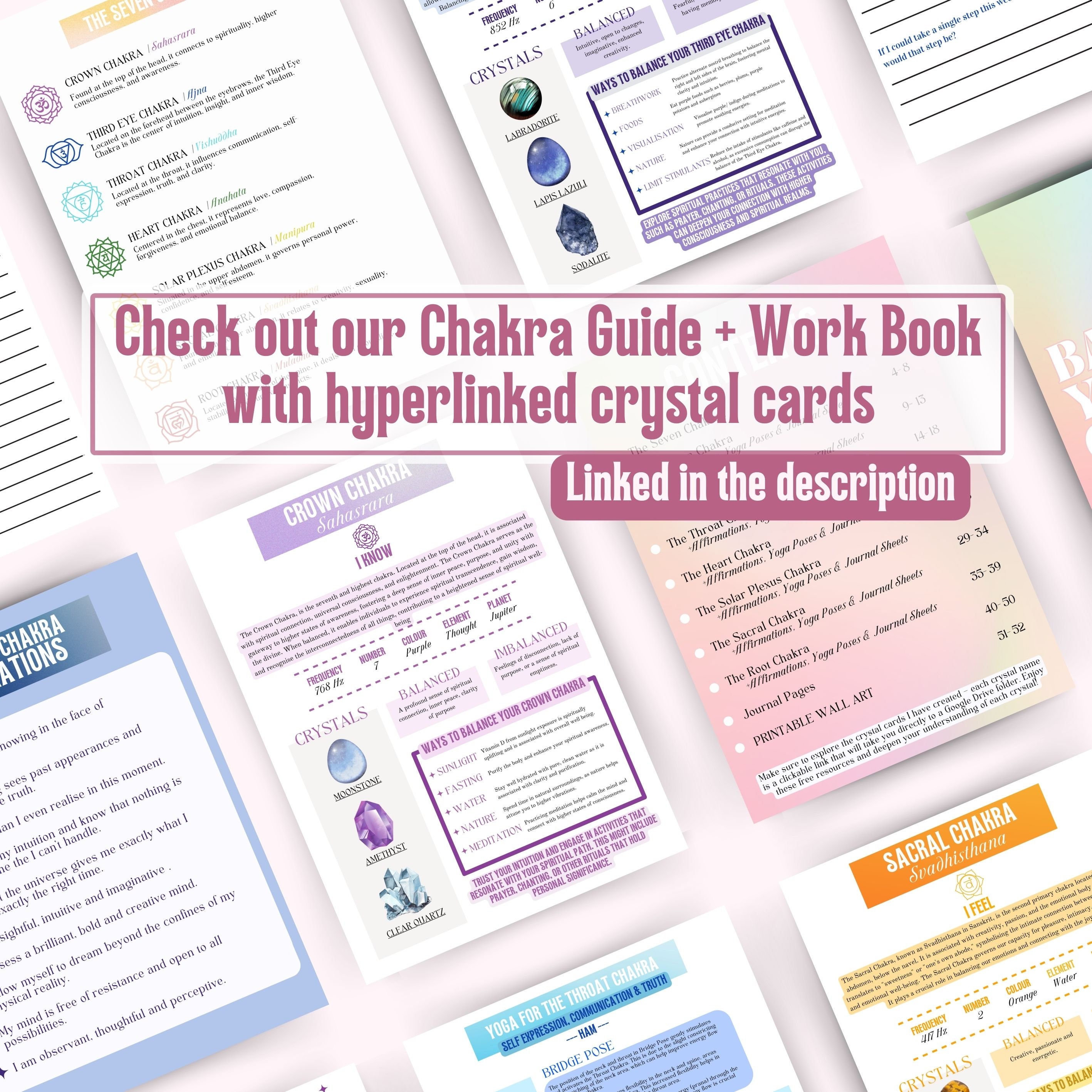 Rose Quartz Crystal Card Meaning Crystal Description Cards Printable ...