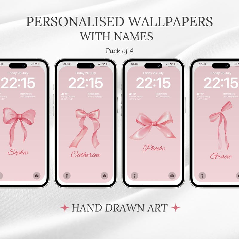 Bow Wallpaper for iPhone - Etsy