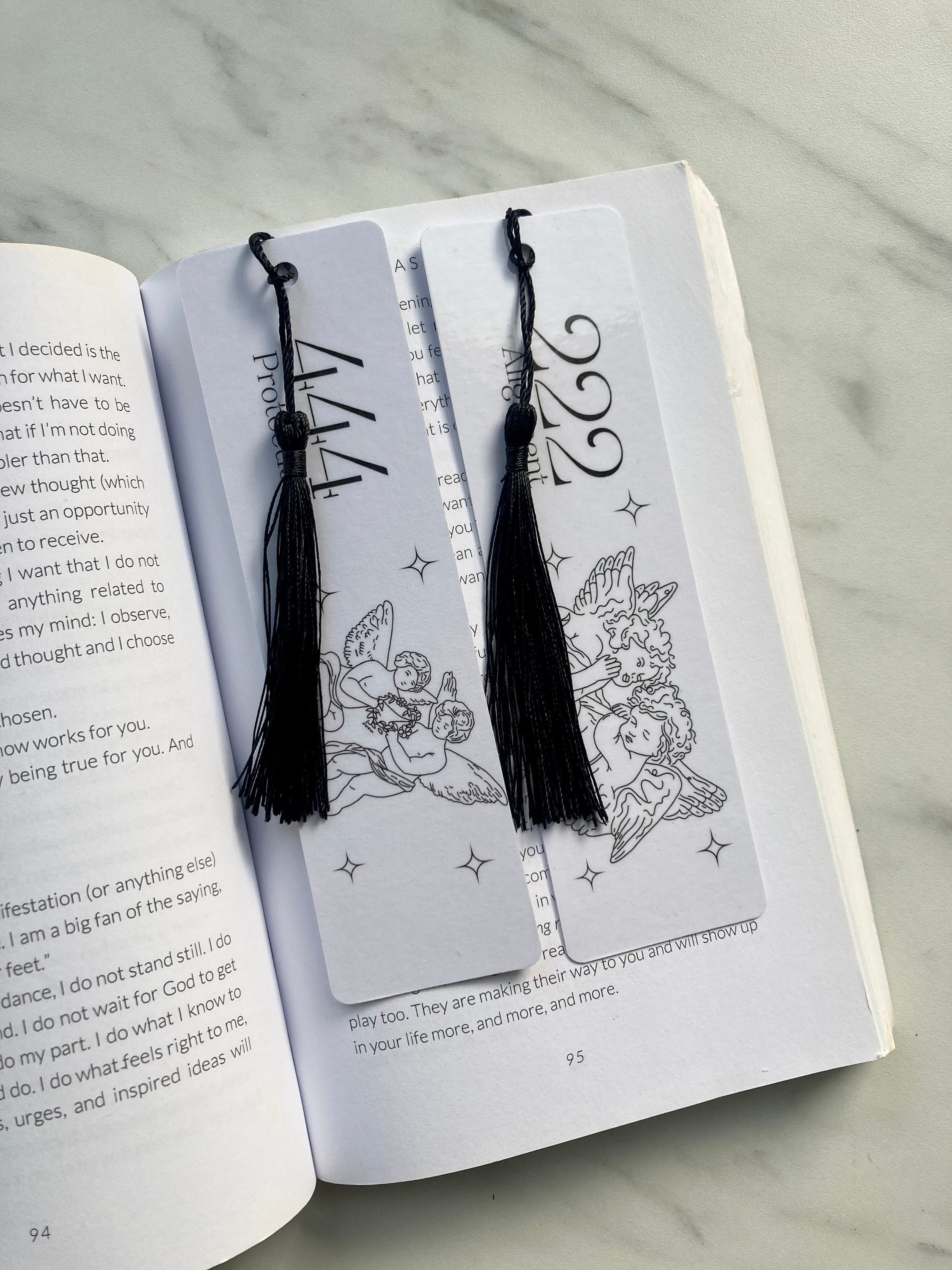 Angel Number Bookmarks Angel Number Print 222 Print Bookmark With ...