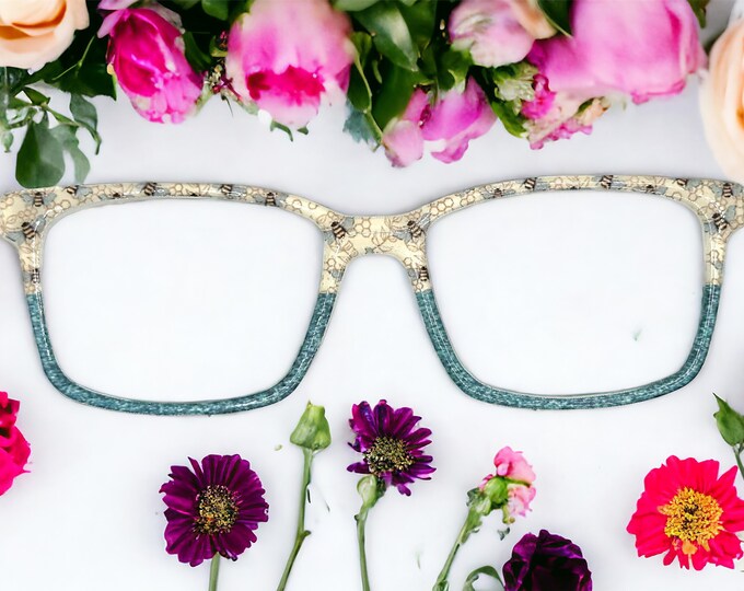 Women's Turquoise Bee Magnetic Eyewear Toppers for Glasses Such as Pair ...