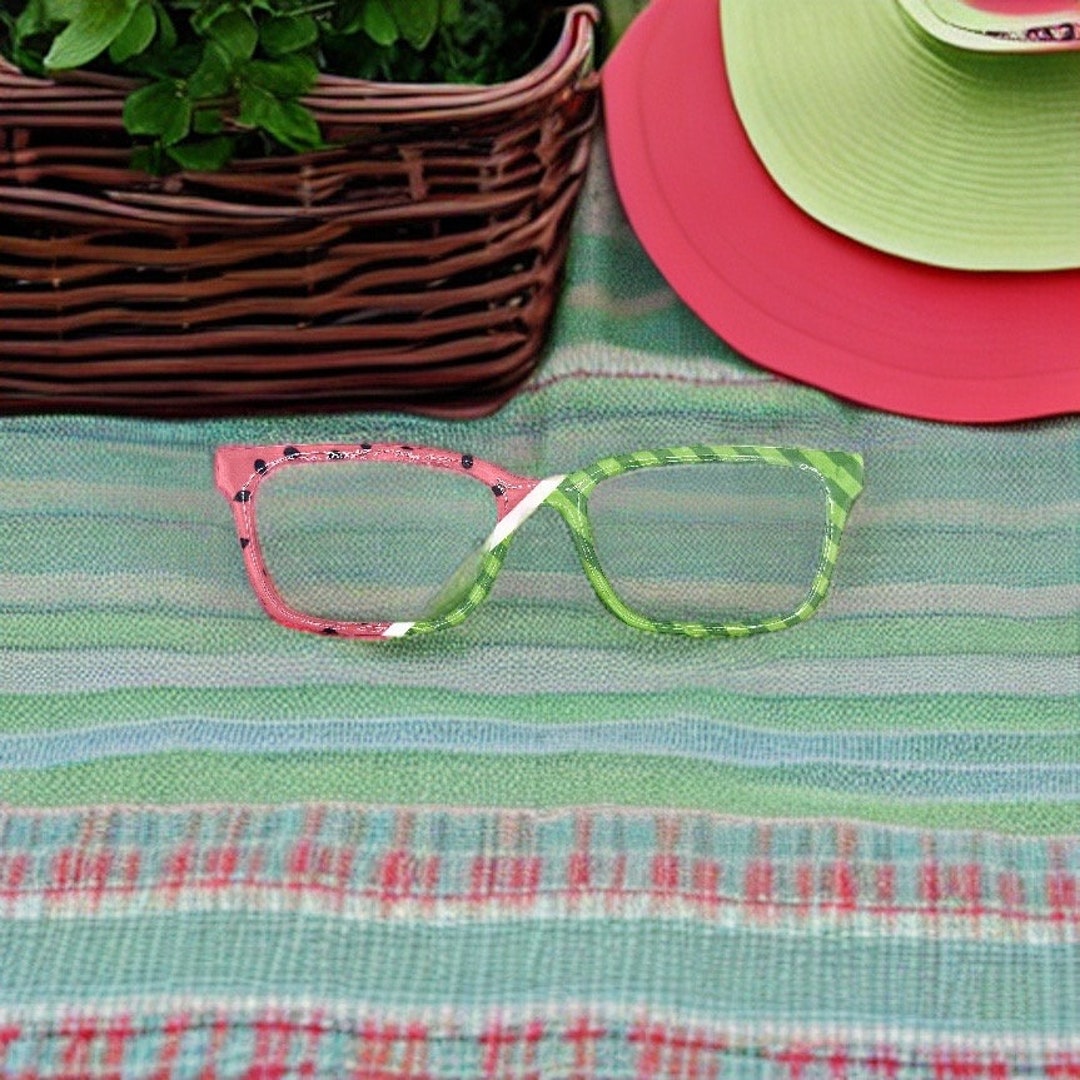 Summer Fun Watermelon Magnetic Eyewear Toppers for Eyeglasses Such as ...