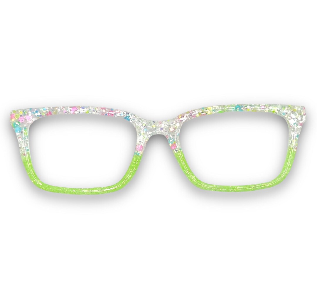 Sparkly Limeade Magnetic Eyewear Toppers for Eyeglasses Such as Pair ...