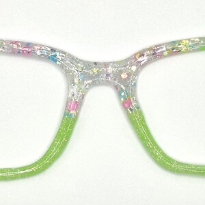 Sparkly Limeade Magnetic Eyewear Toppers for Eyeglasses Such as Pair ...