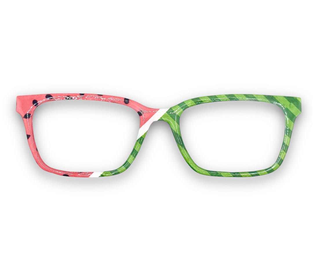 Summer Fun Watermelon Magnetic Eyewear Toppers for Eyeglasses Such as ...