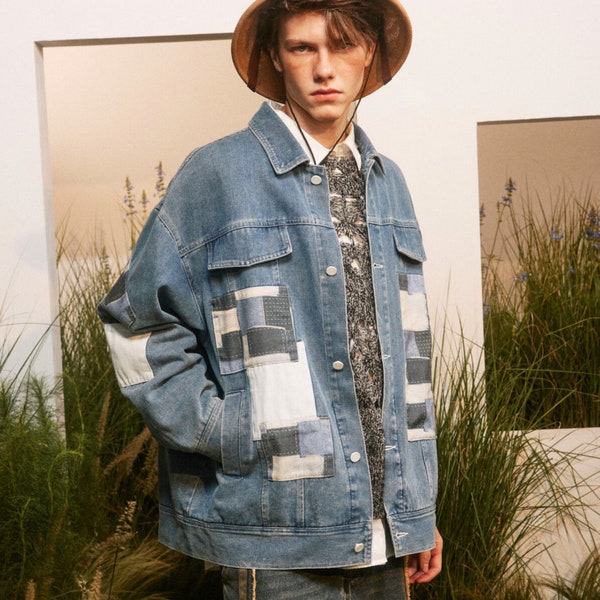 Patchwork Jacket Women - Etsy