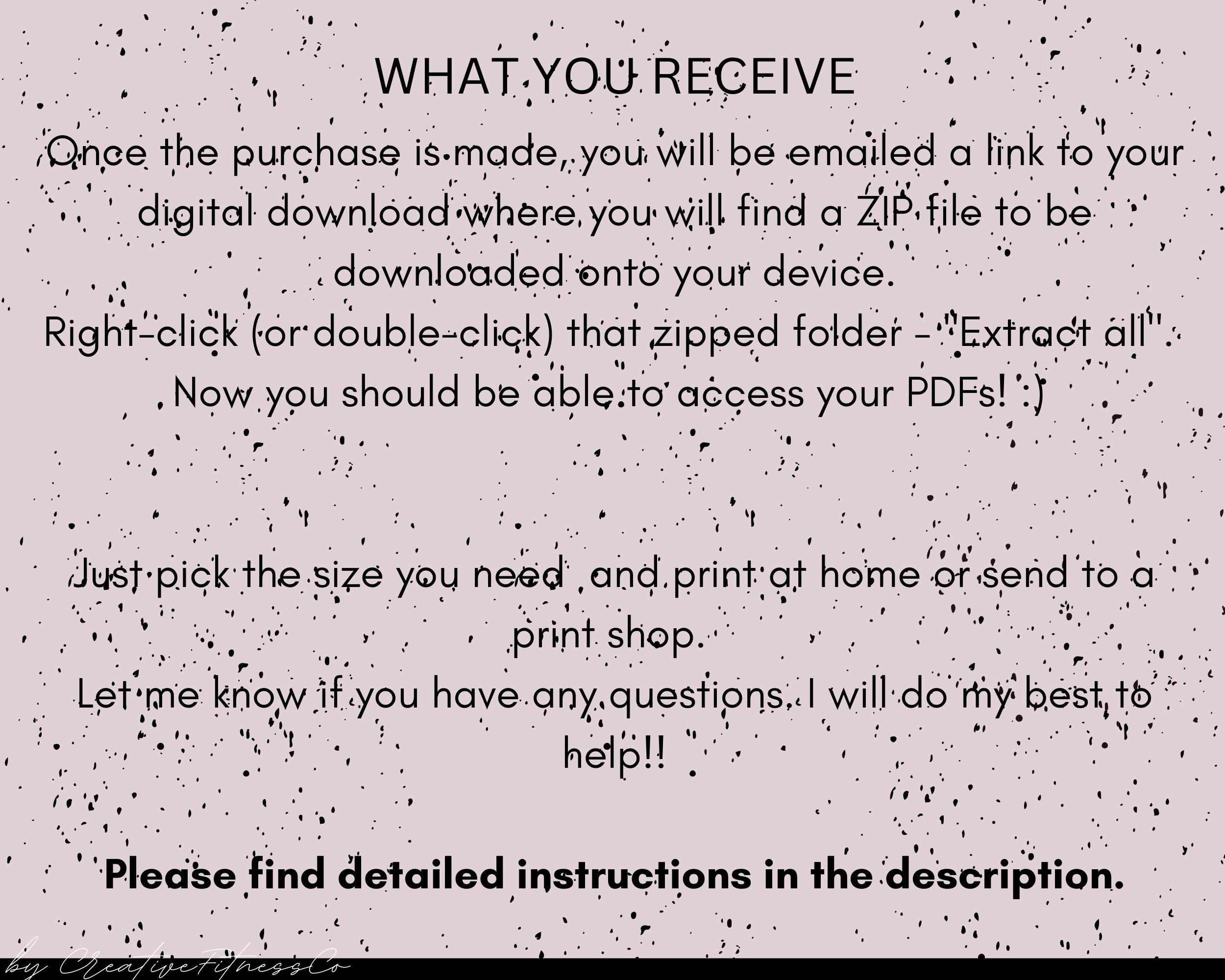 Vision Board Printable Template, Words and Visual Minimalist Worksheets ...