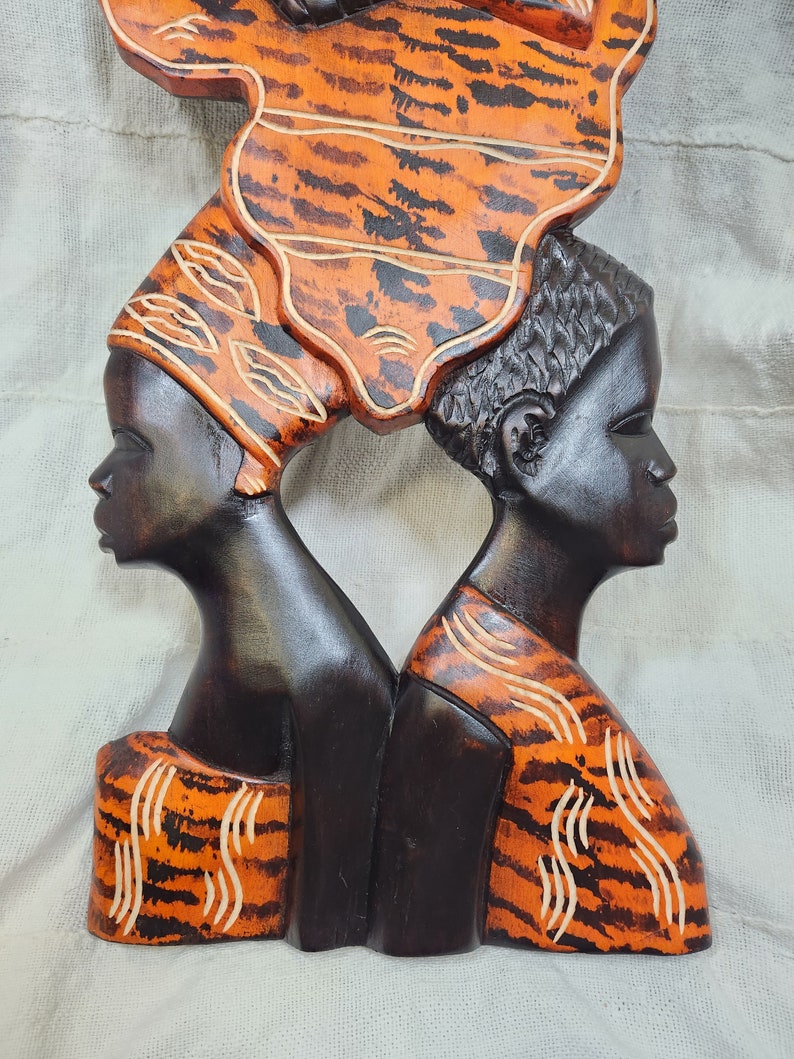 Africa Hair | Wall Sculpture | Ghana | FREE SHIPPING - Etsy