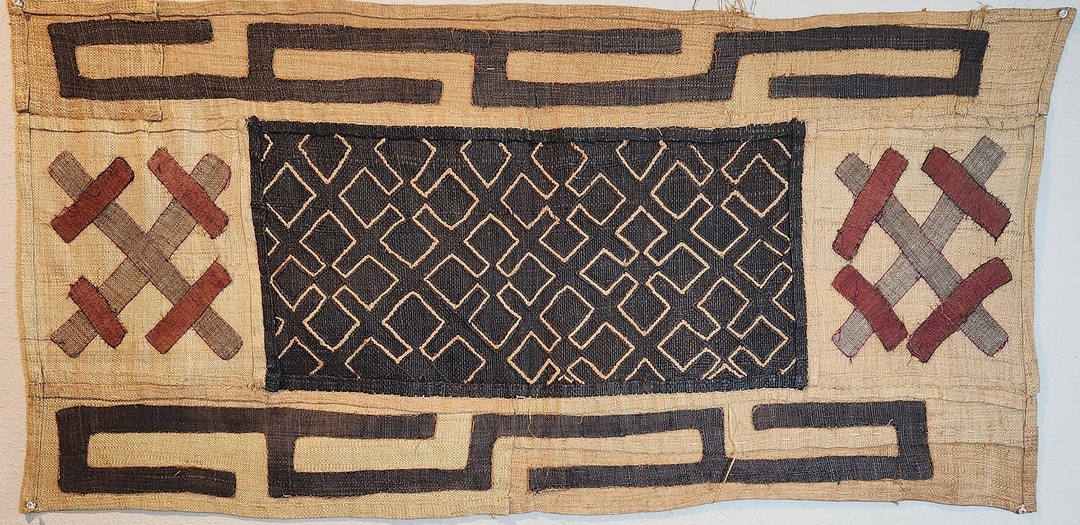 African Art Authentic Kuba Cloth FREE SHIPPING - Etsy