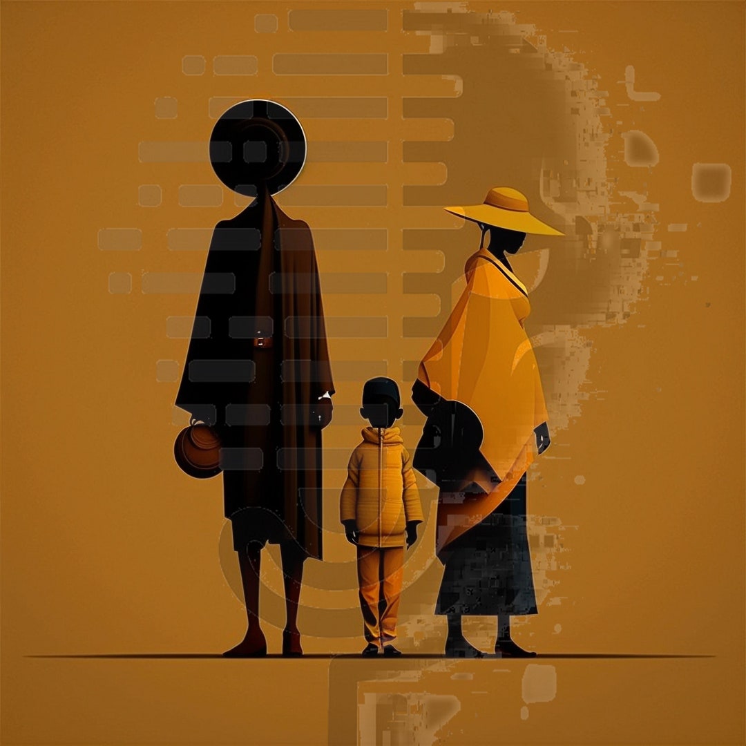 Minimalist African Family Collection | Digital Download - Etsy