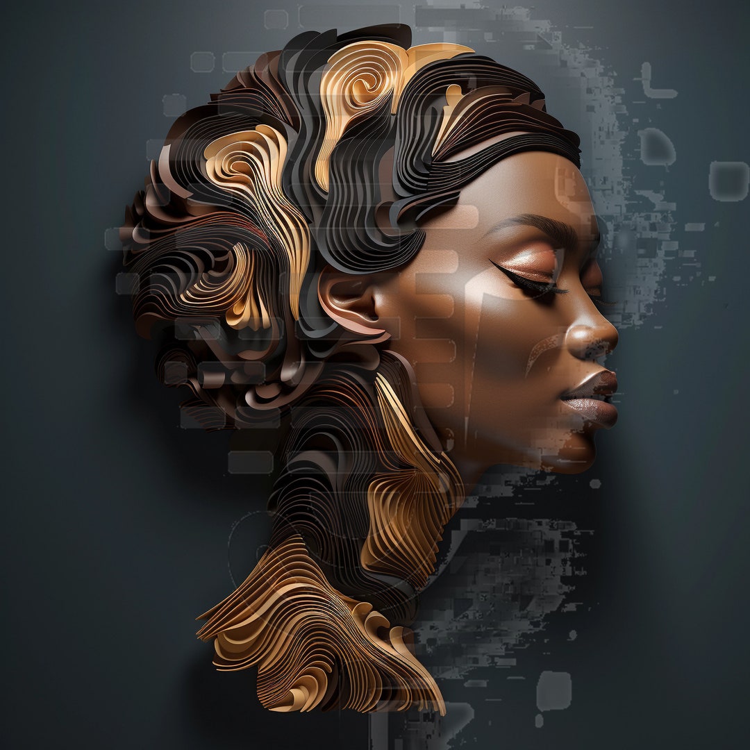 African Abstract Cultural Experience | Digital Art - Etsy