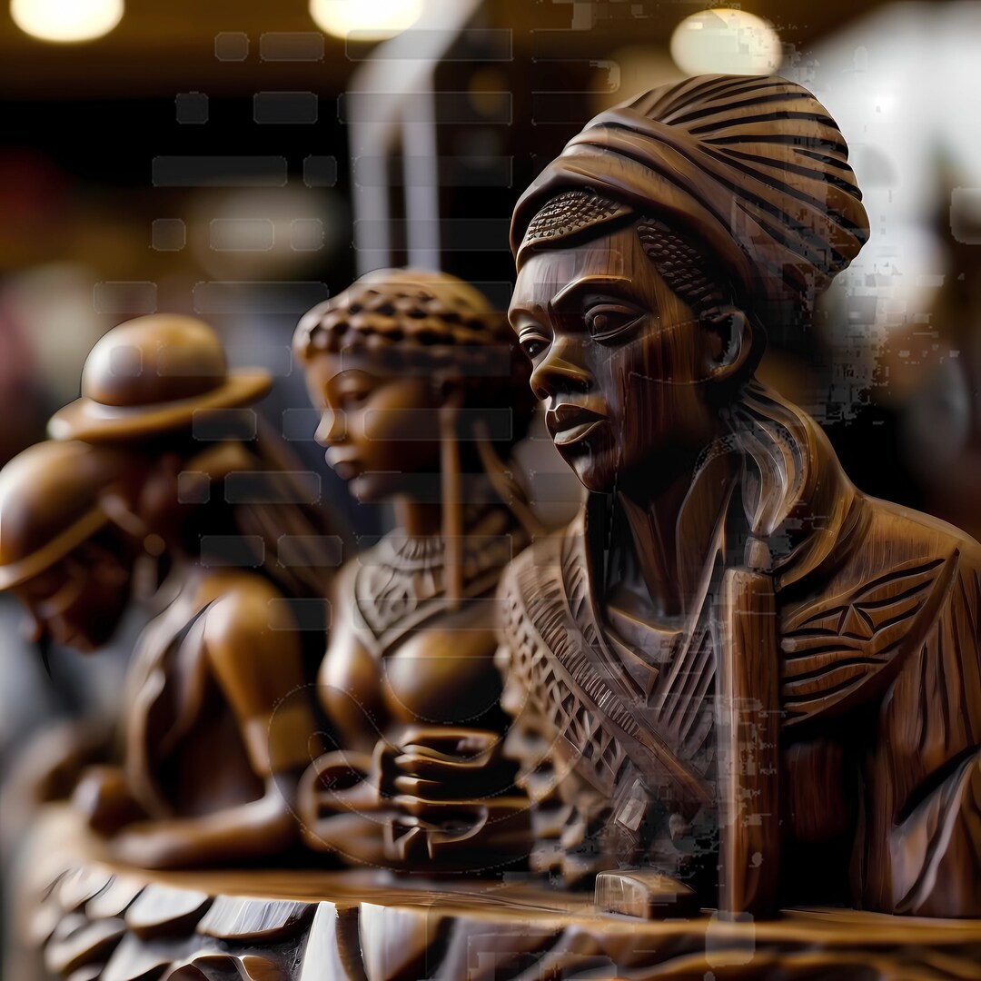 The African Marketplace Collection | African Art | Digital Download - Etsy