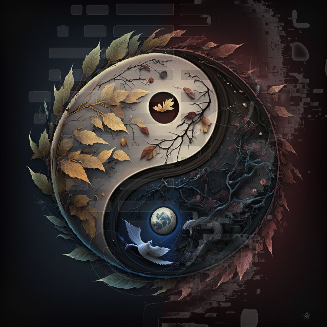 Yin Yang Collection Digital Art | Digital Download - Etsy