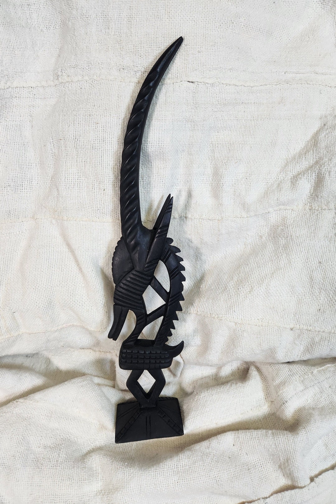 Vintage | Chiwara Bambara Antelope Statue | Masterful African Tribal ...