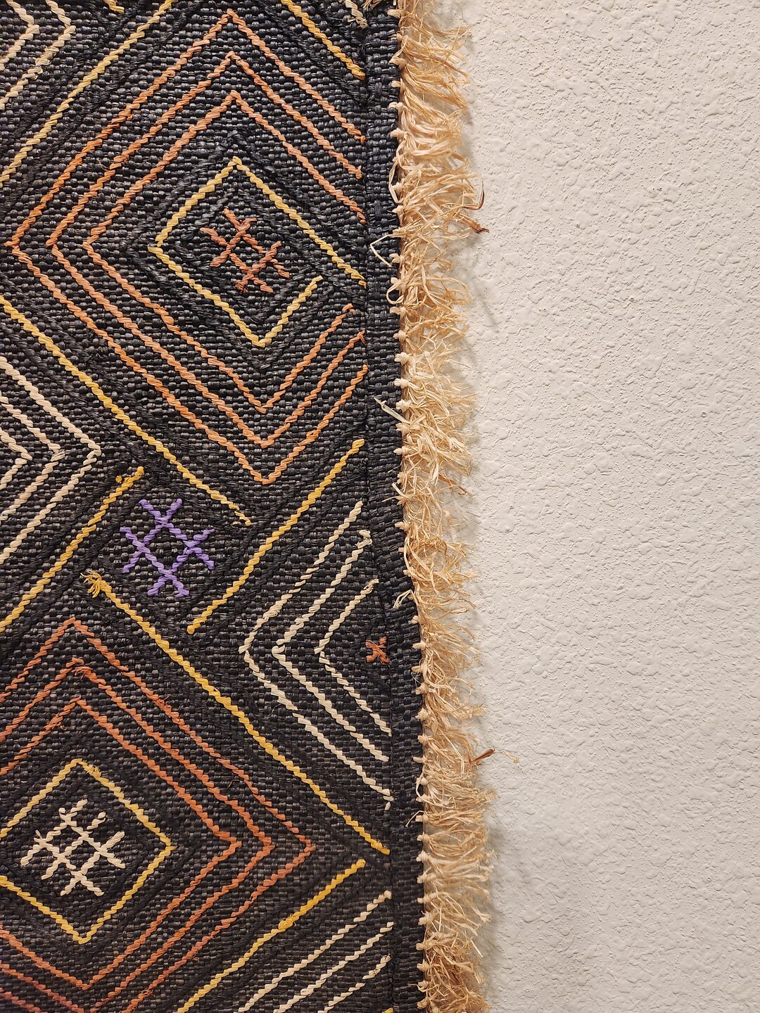 Authentic Kuba Cloth African Wall Art FREE SHIPPING - Etsy