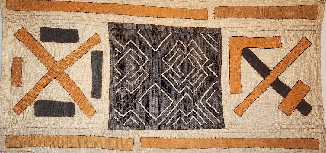 Authentic Kuba Cloth | African Art | FREE SHIPPING - Etsy