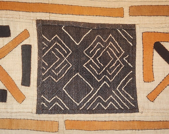 Authentic Kuba Cloth | African Art | FREE SHIPPING - Etsy
