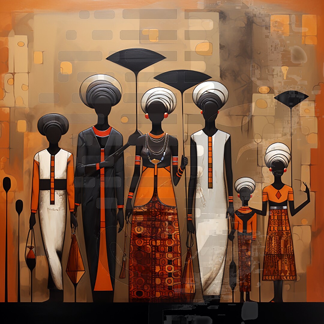 Minimalist African Family Collection | Digital Download - Etsy