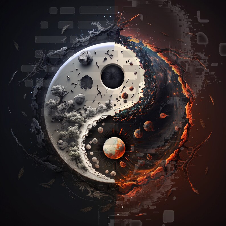 Yin Yang Collection Digital Art | Digital Download - Etsy