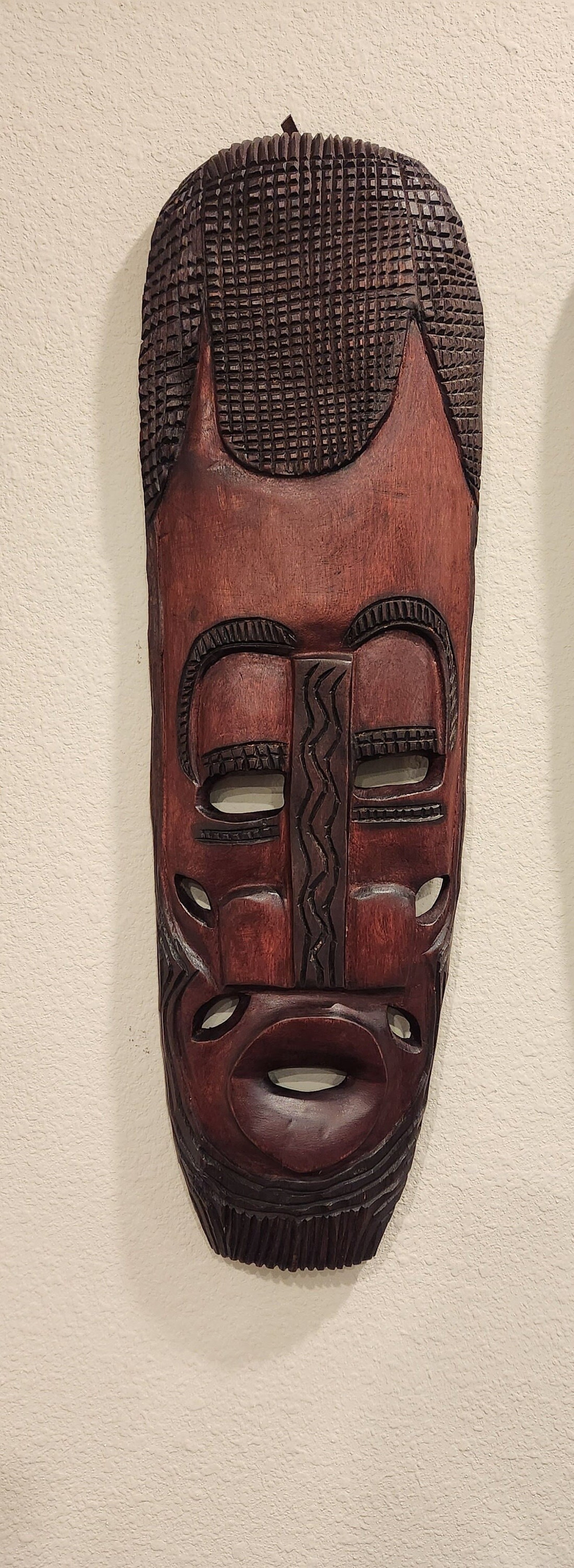 CLEARANCE | African Tribal Face Statue | African Wall Art | FREE ...