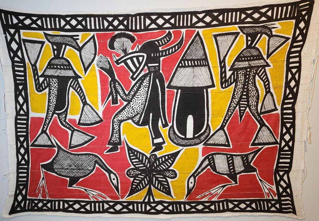 Authentic | Vintage | Xlarge Korhogo Cloth | Senufo | FREE SHIPPING ...