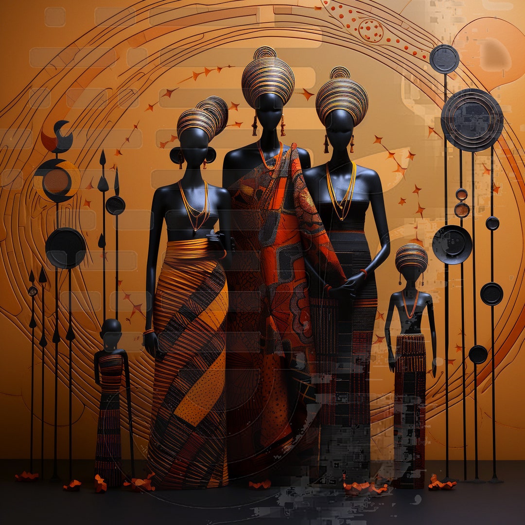 Minimalist African Family Collection | Digital Download - Etsy