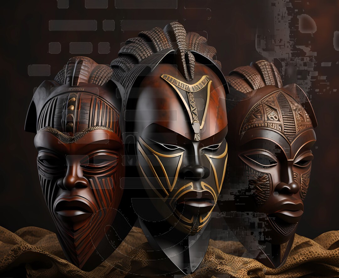 The African Marketplace Collection | African Art | Digital Download - Etsy