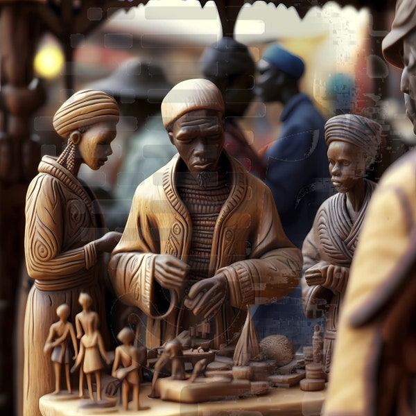 The African Marketplace Collection African Art Digital Download - Etsy