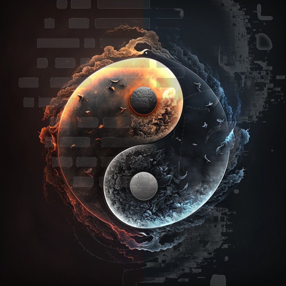 Yin Yang Collection Digital Art | Digital Download - Etsy