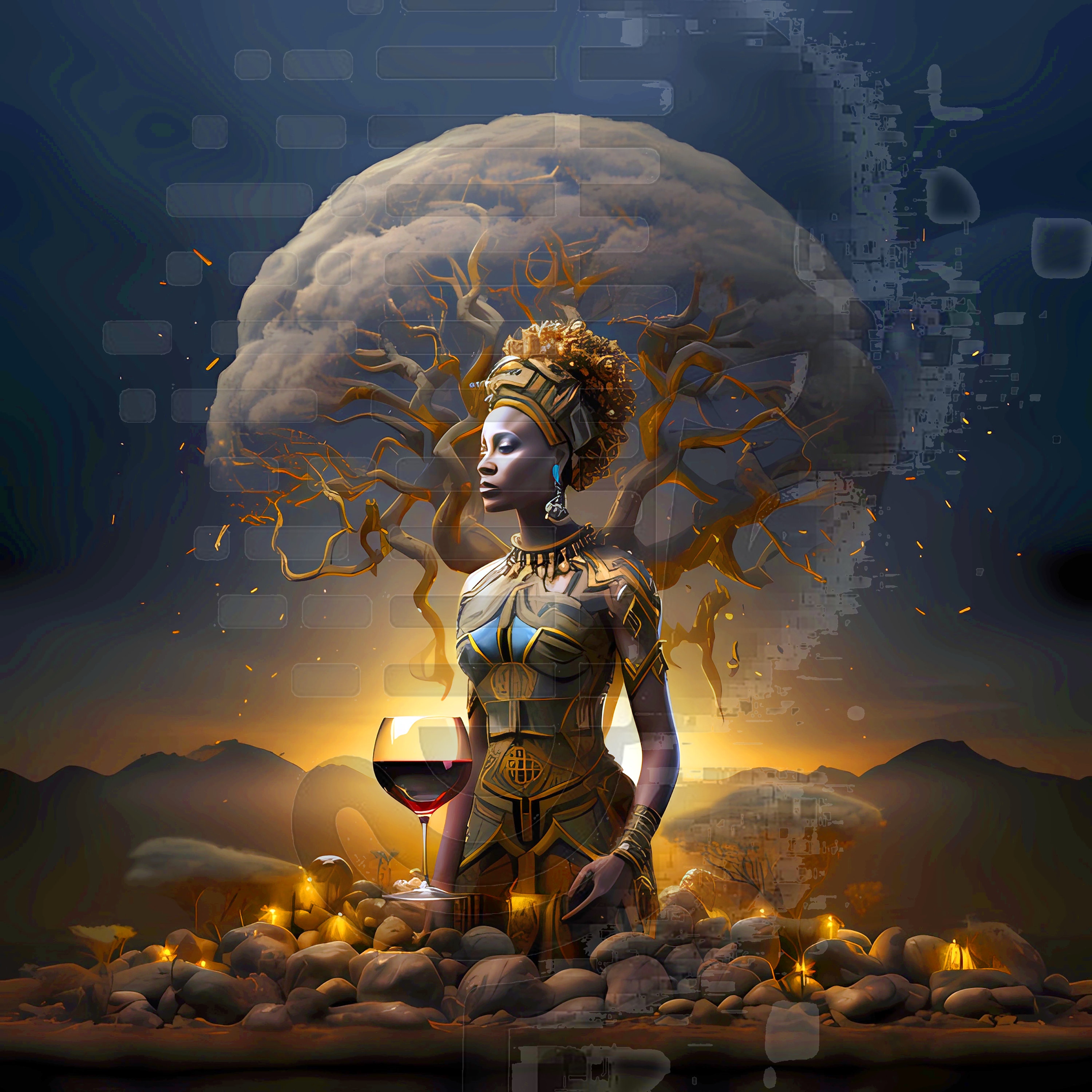 African Abstract Cultural Experience Digital Art - Etsy